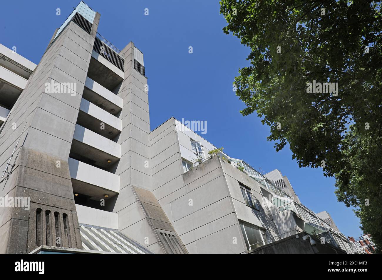 The Brunswick Centre, London, UK. Famous, 1960s brutalist housing ...