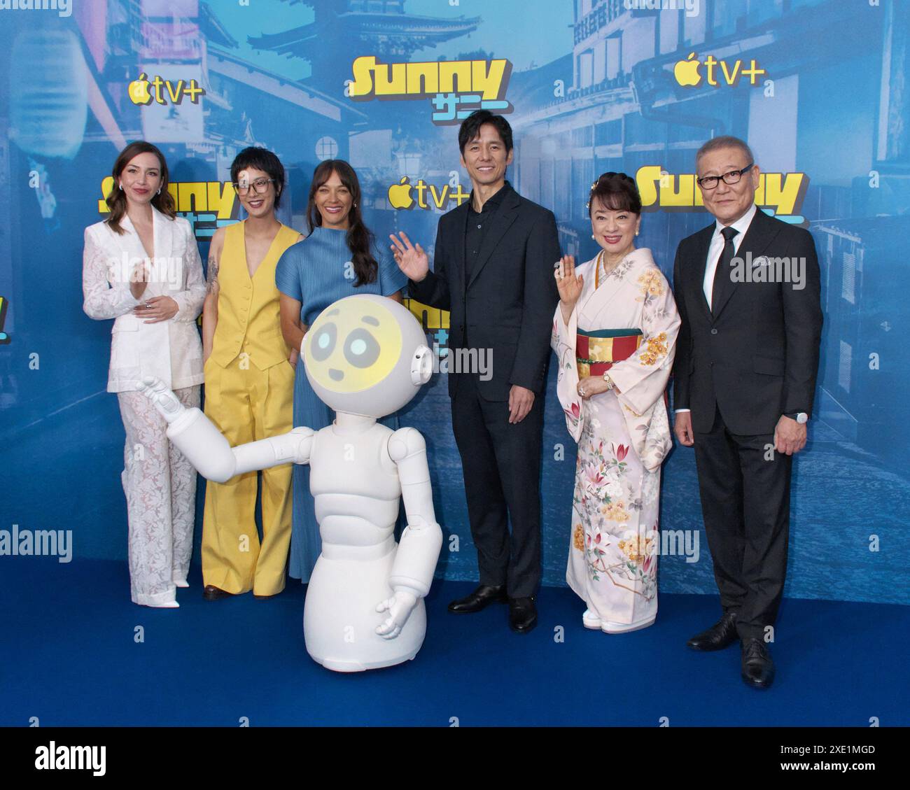 Tokyo, Japan. 25th June, 2024. (L-R) Actress Joanne Sotomura, singer and actress Annie The ...