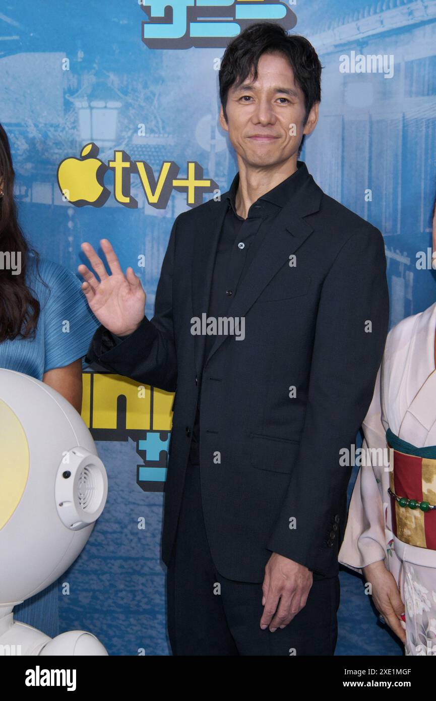 Tokyo, Japan. 25th June, 2024. Actor Hidetoshi Nishijima poses for ...