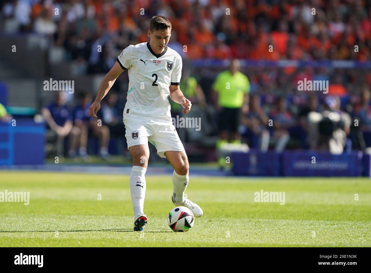 BERLIN, GERMANY - JUNE 25: Maximilian Wober of Austria during the UEFA ...