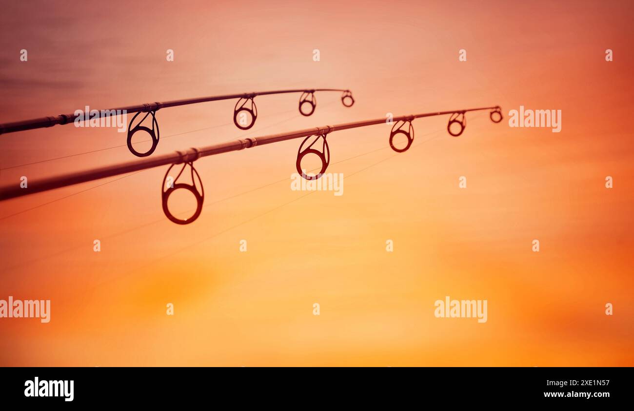 Sunrise over lake two hi-res stock photography and images - Alamy