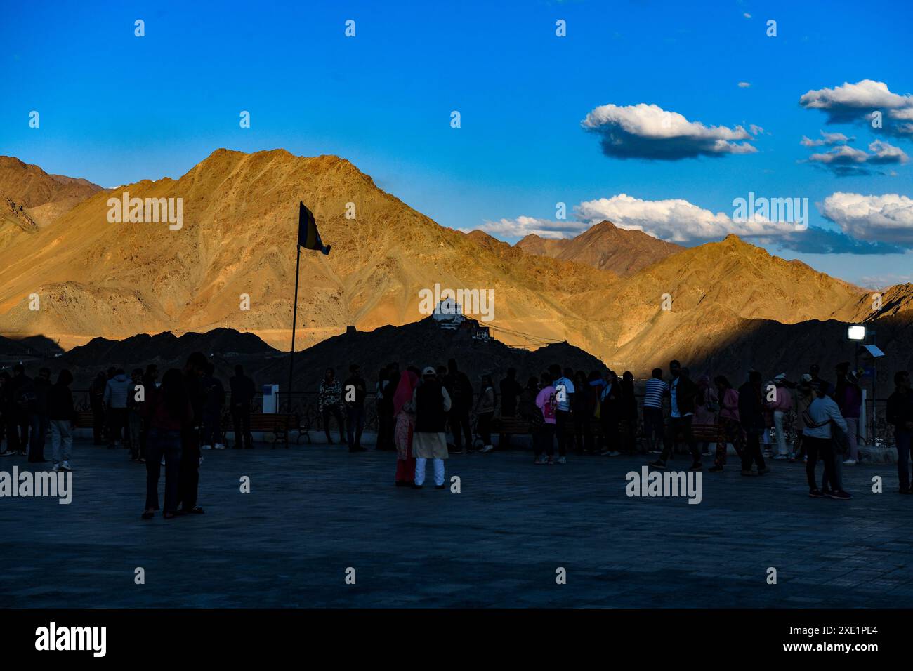 Leh, Ladakh, India. 25th June, 2024. A view of a sunset in Leh, Ladakh ...