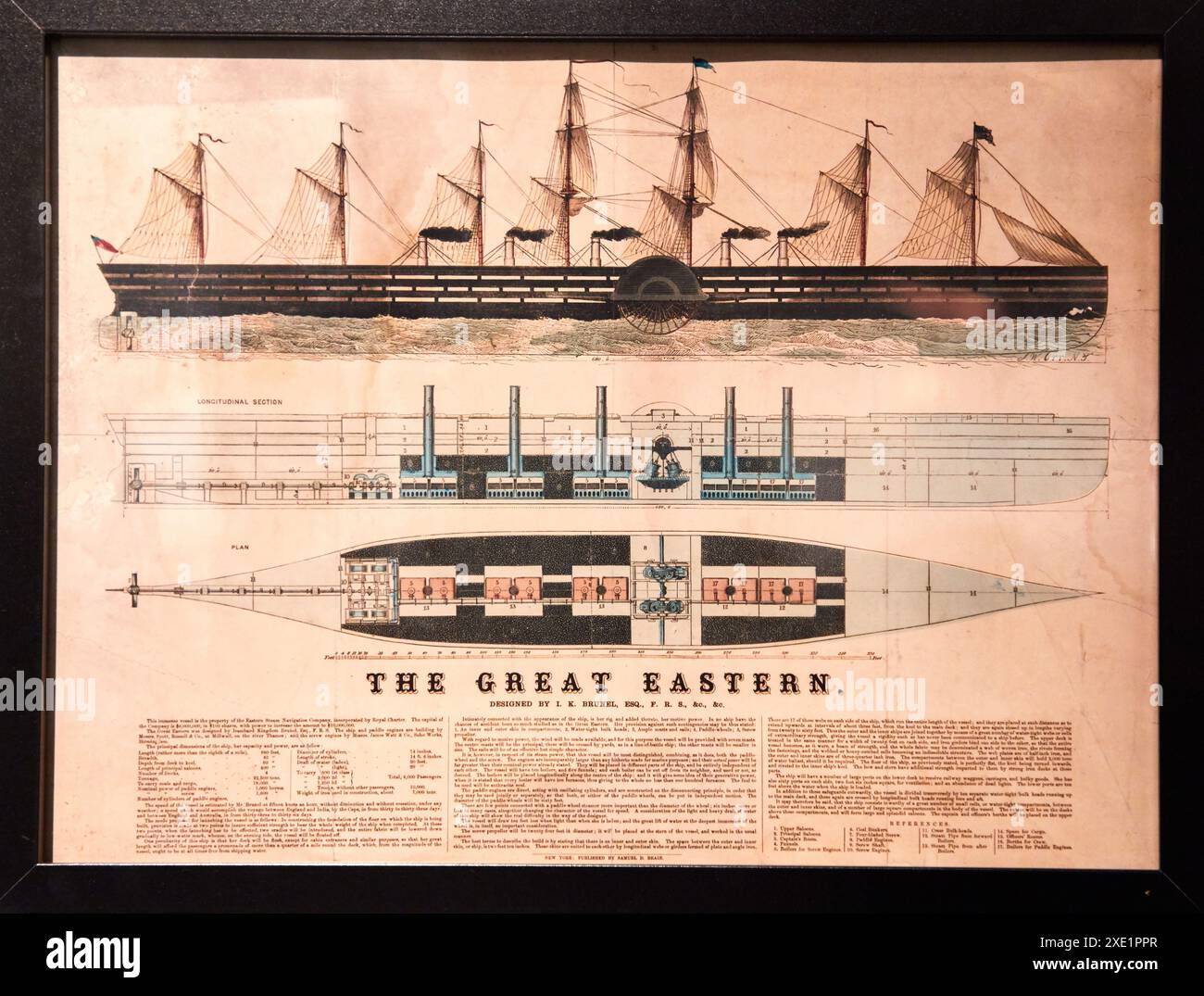 The Great Eastern, 1860, Library of Congress, Washington DC, Exhibition ...