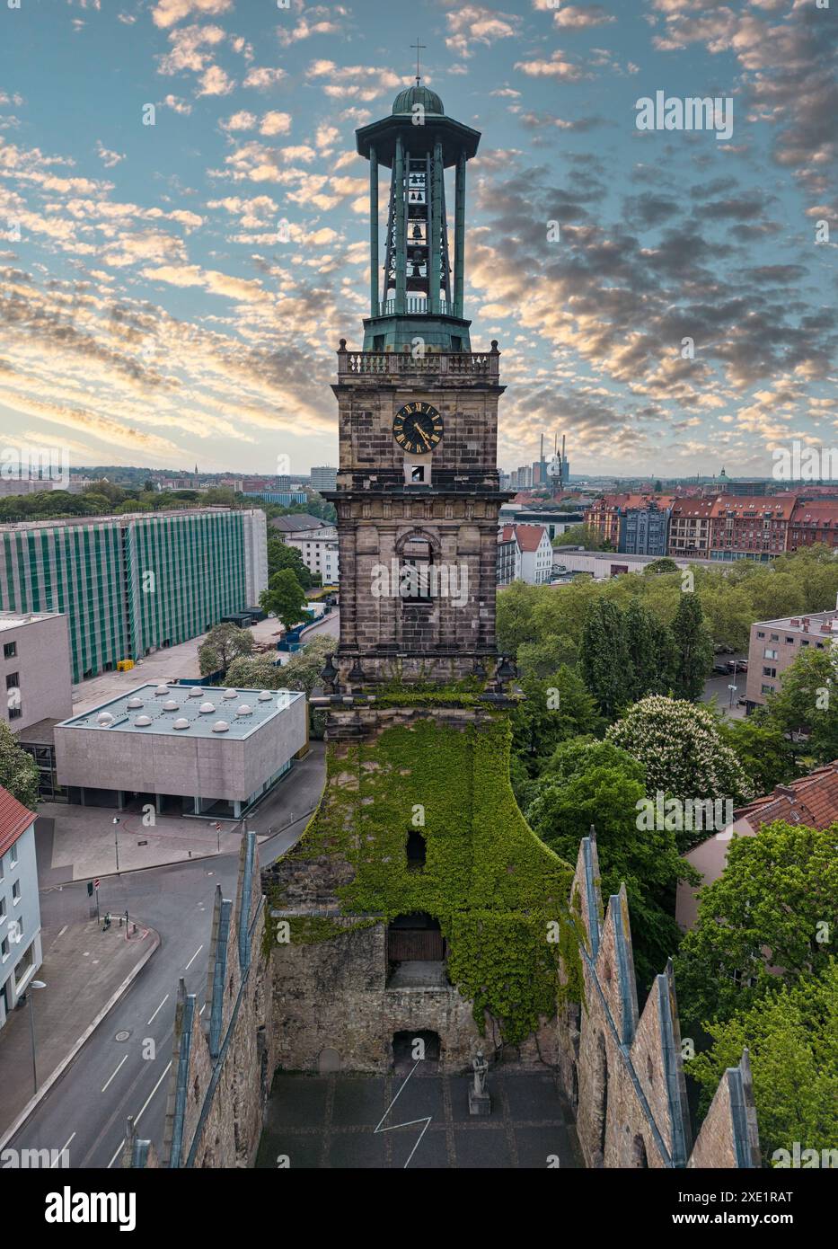 He roofless Aegidienkirche church ruin in Hanover now serves as a world ...