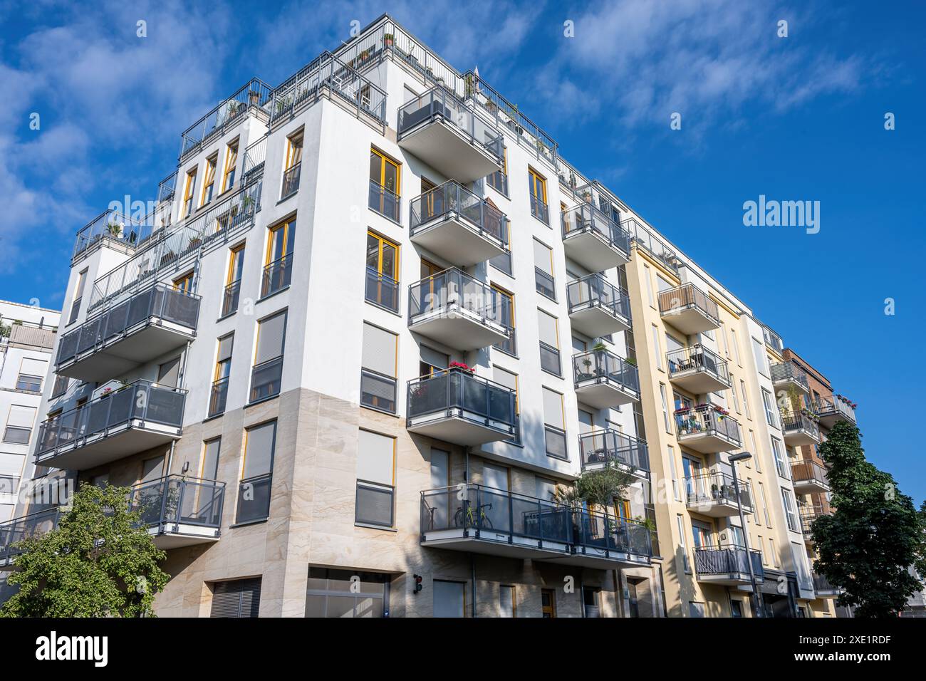 Modern apartment buildings seen in Berlin, Germany Stock Photo - Alamy