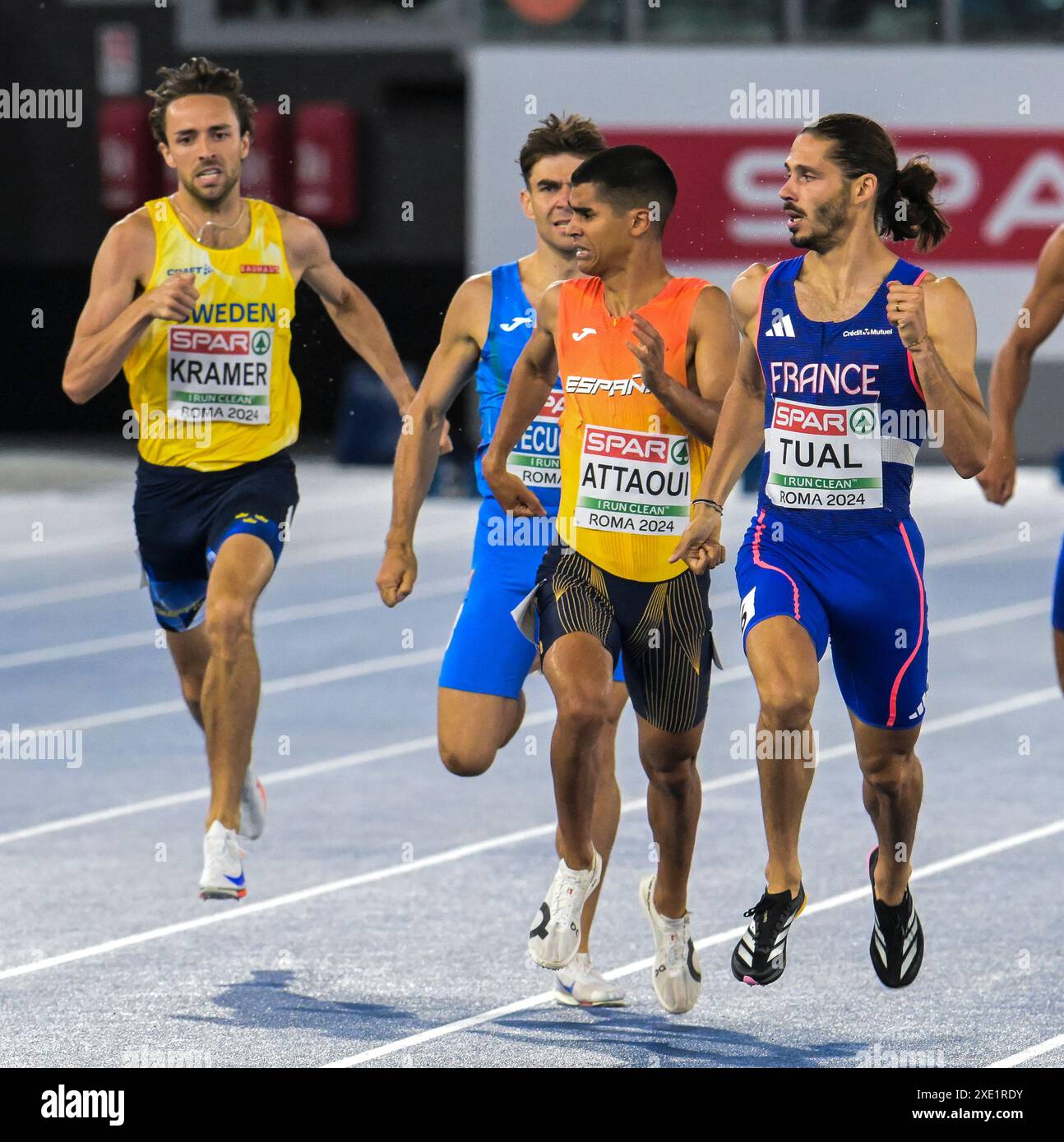 Andreas Kramer of Sweden, Catalin Tecuceanu of Italy, Mohamed Attaoui ...