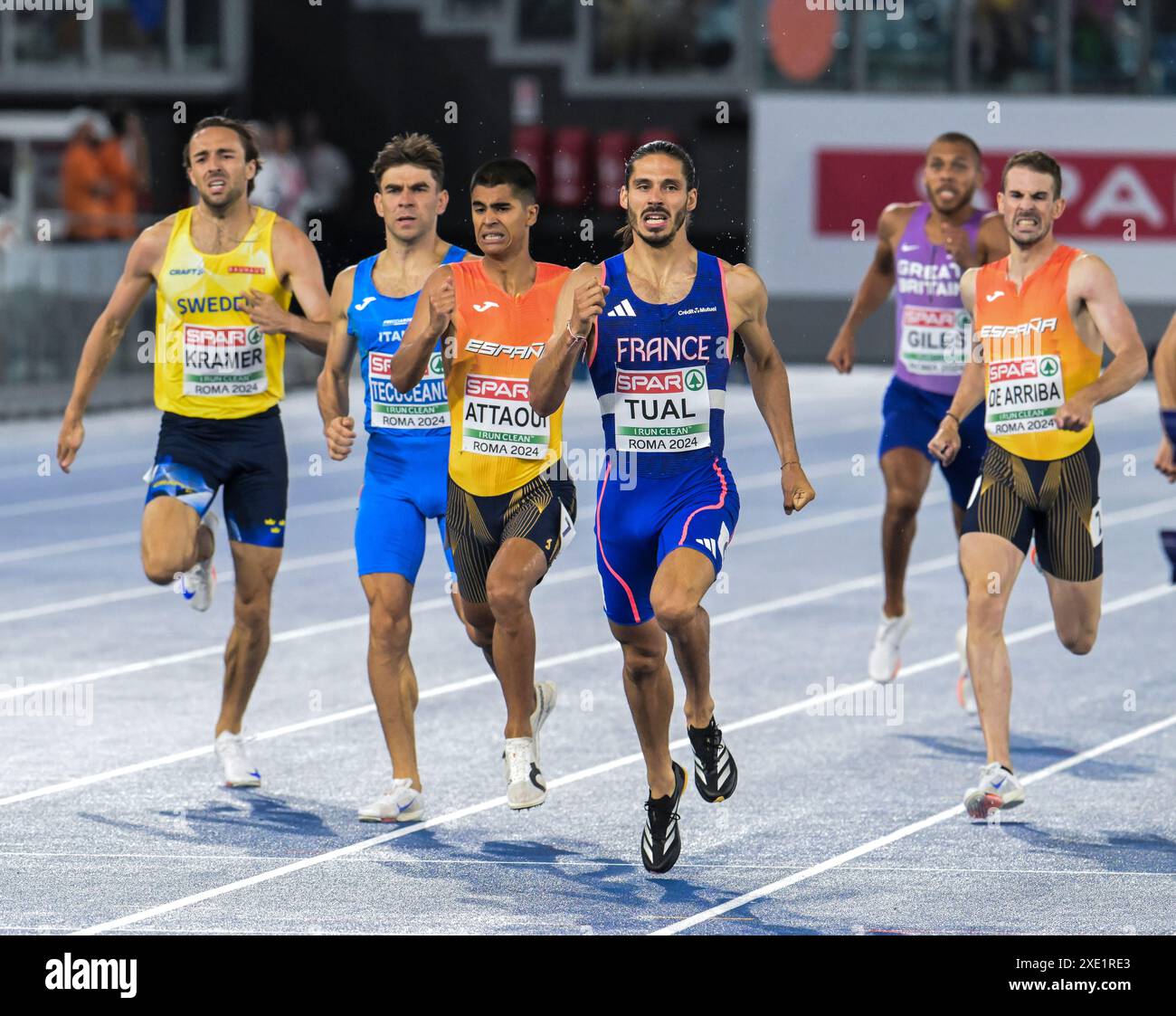 Andreas Kramer of Sweden, Catalin Tecuceanu of Italy, Mohamed Attaoui ...