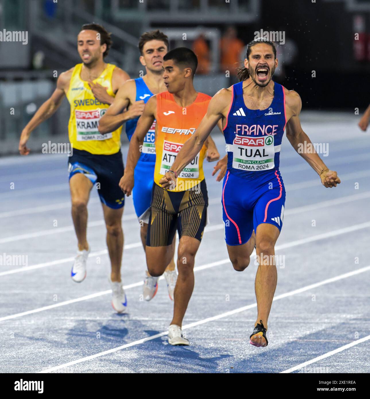 Andreas Kramer of Sweden, Catalin Tecuceanu of Italy, Mohamed Attaoui ...