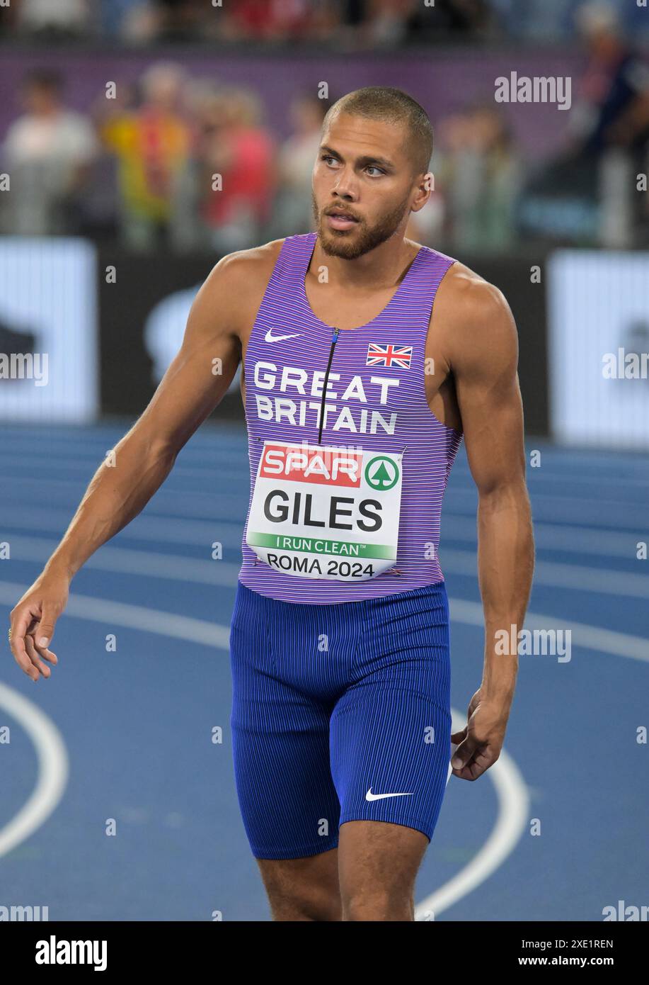 Elliot Giles of Great Britain competing in the men’s 800m final at the ...