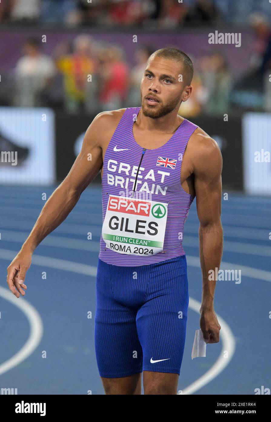 Elliot Giles of Great Britain competing in the men’s 800m final at the ...