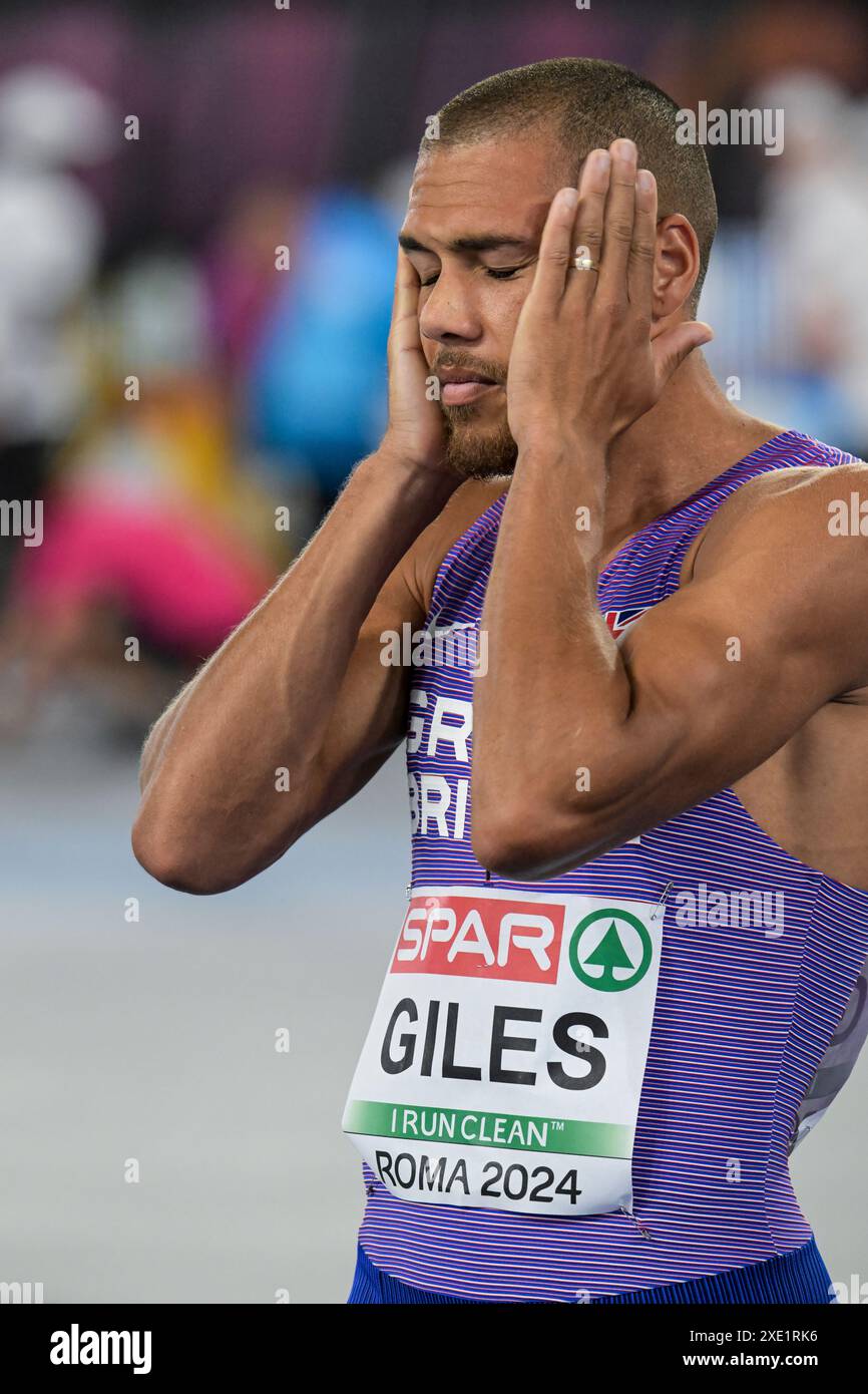 Elliot Giles of Great Britain competing in the men’s 800m final at the ...