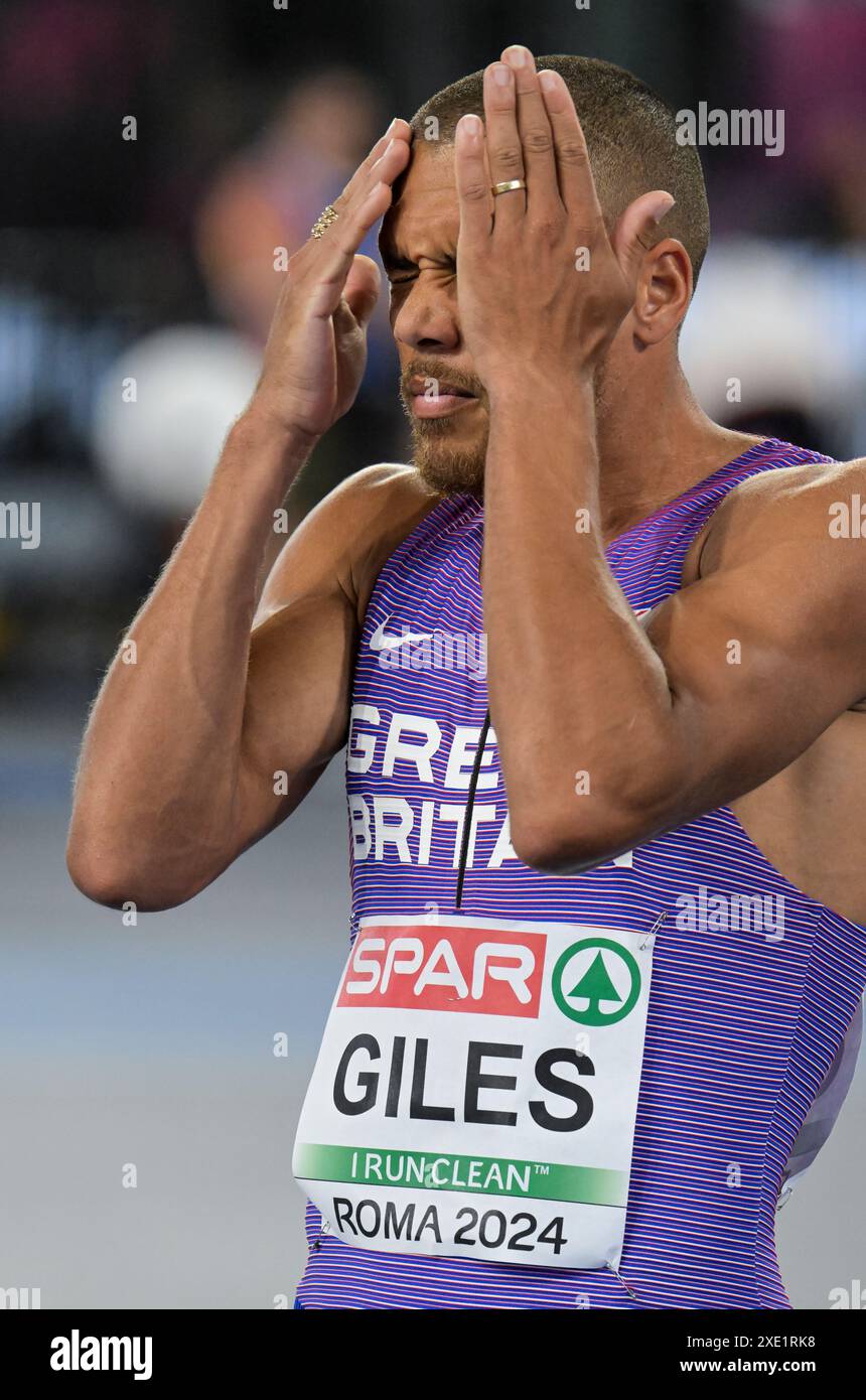 Elliot Giles of Great Britain competing in the men’s 800m final at the ...