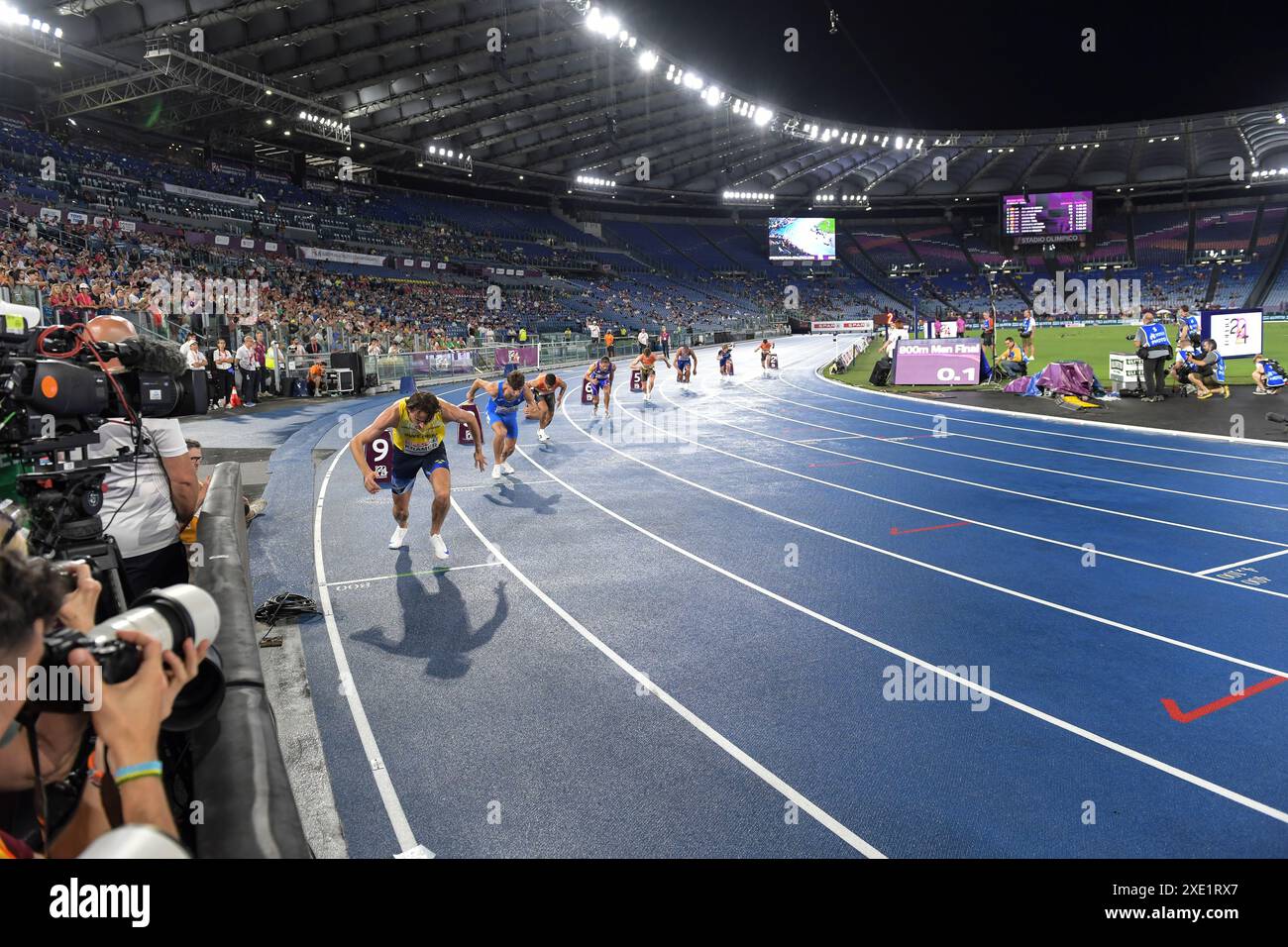 Men’s 800m final at the European Athletics Championships, Stadio ...