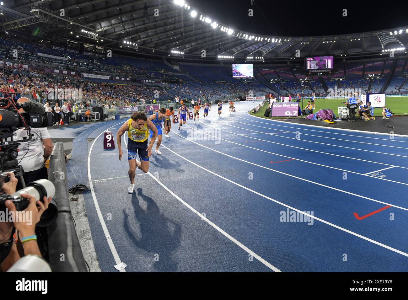 Men’s 800m final at the European Athletics Championships, Stadio ...
