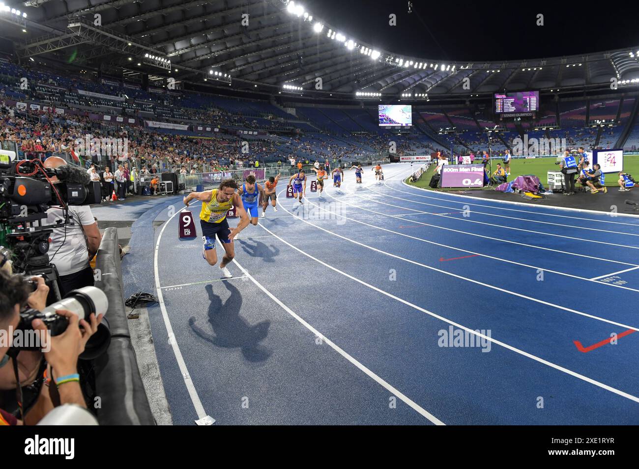 Men’s 800m final at the European Athletics Championships, Stadio ...