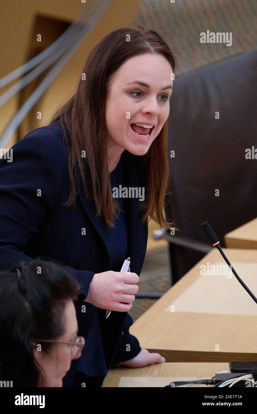 Edinburgh Scotland, UK 25 June 2024. Deputy First Minister Kate Forbes ...