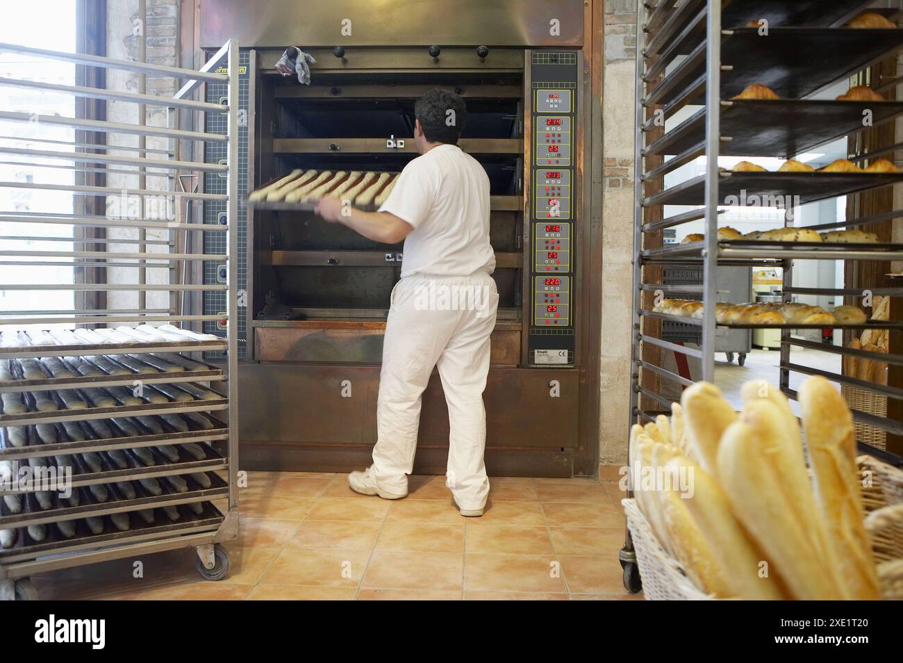 Oven, bakery. Donostia, San Sebastian, Gipuzkoa, Euskadi. Spain Stock ...