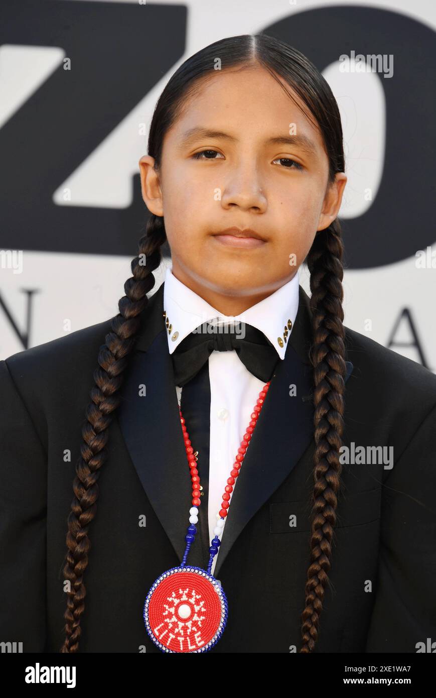 LOS ANGELES, CALIFORNIA - JUNE 24: Amos Jason Charging Cloud attends ...
