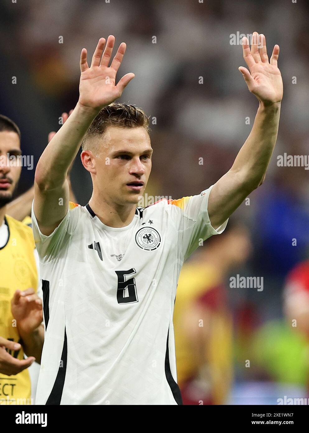 FRANKFURT AM MAIN, GERMANY - JUNE 23: Joshua Kimmich of Germany ...