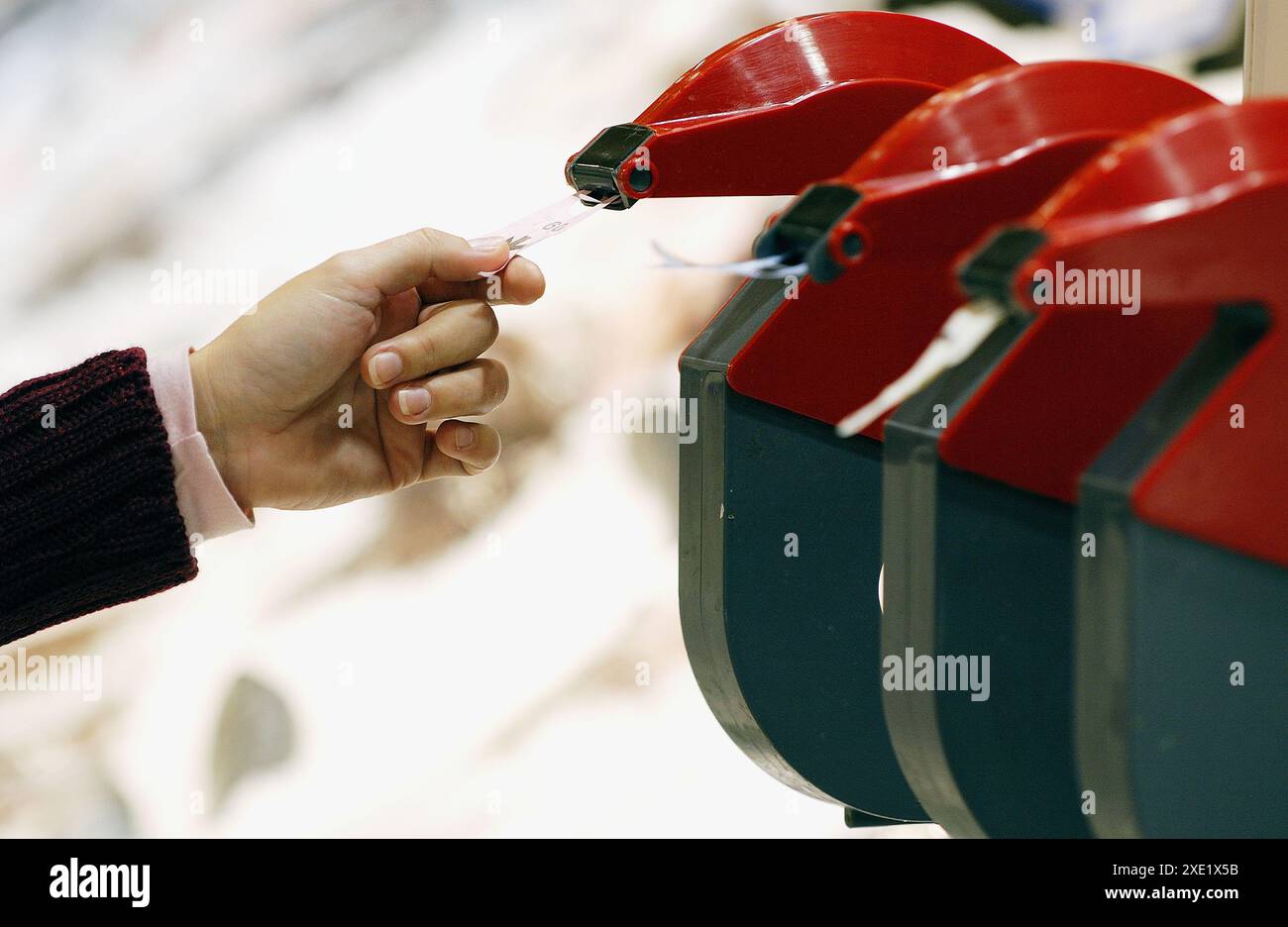 Ticket dispensers hi-res stock photography and images - Alamy
