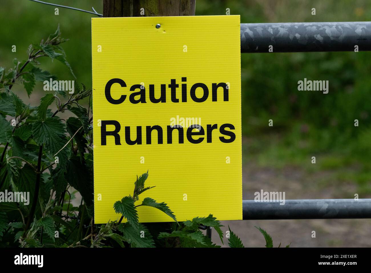 Beware of runners sign hi-res stock photography and images - Alamy Beware of runners sign hi-res stock photography and images - Alamy