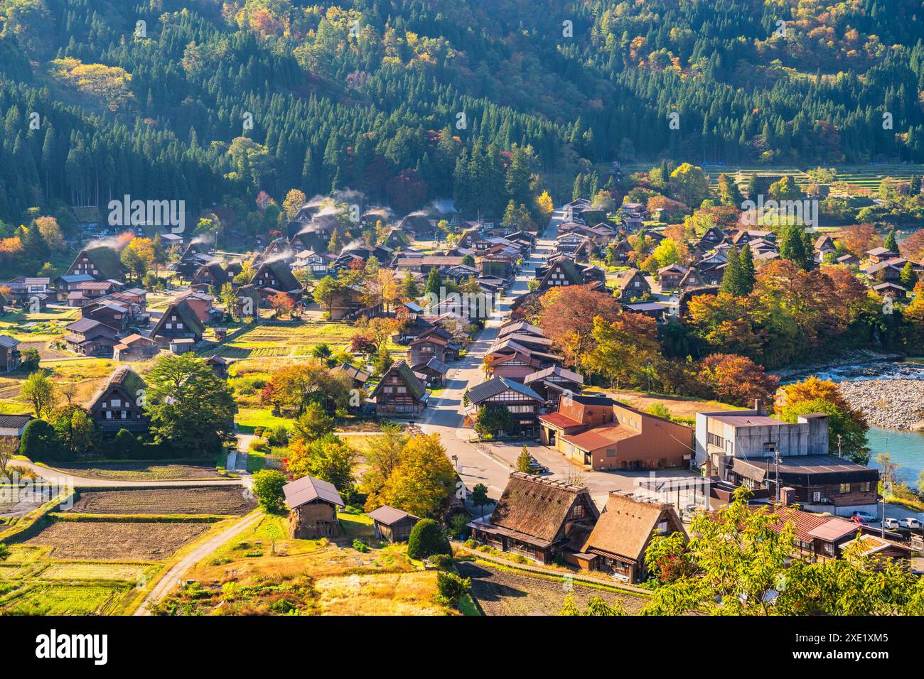 Shirakawago village Gifu Japan, Historical Japanese traditional Gassho ...