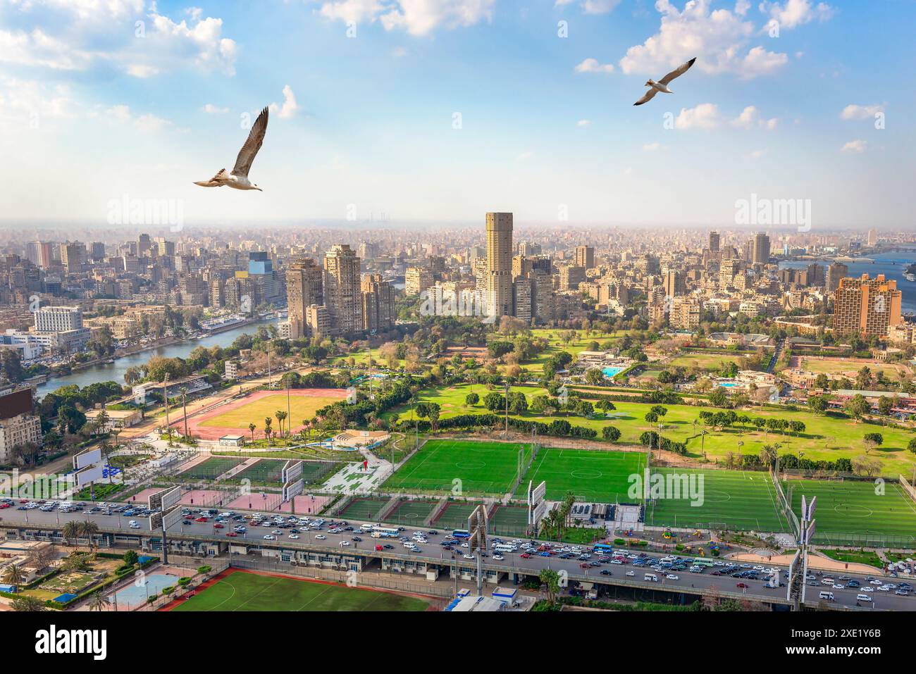 Cairo aerial hi-res stock photography and images - Alamy