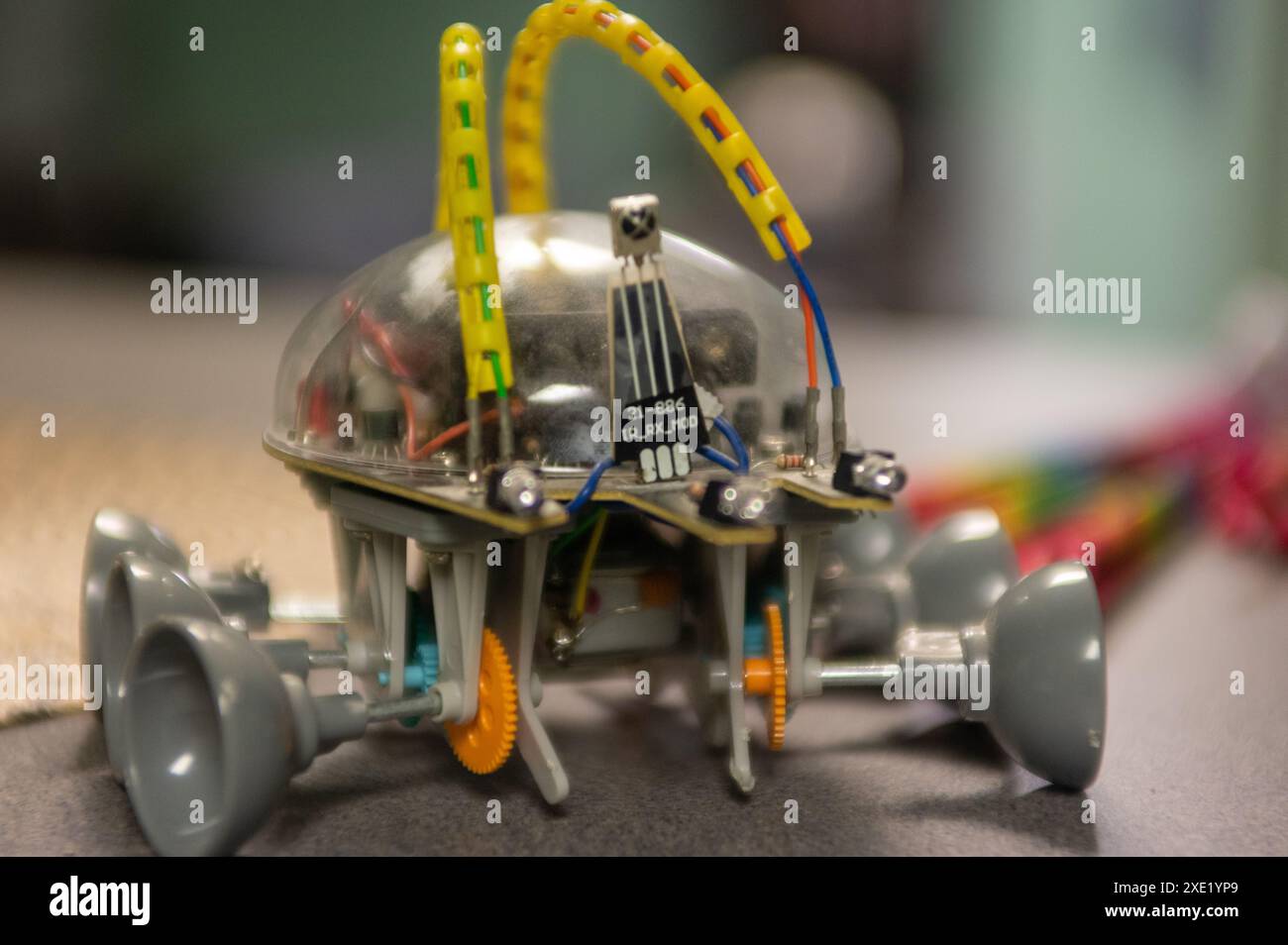 Little toy robot moon vehicle Stock Photo - Alamy