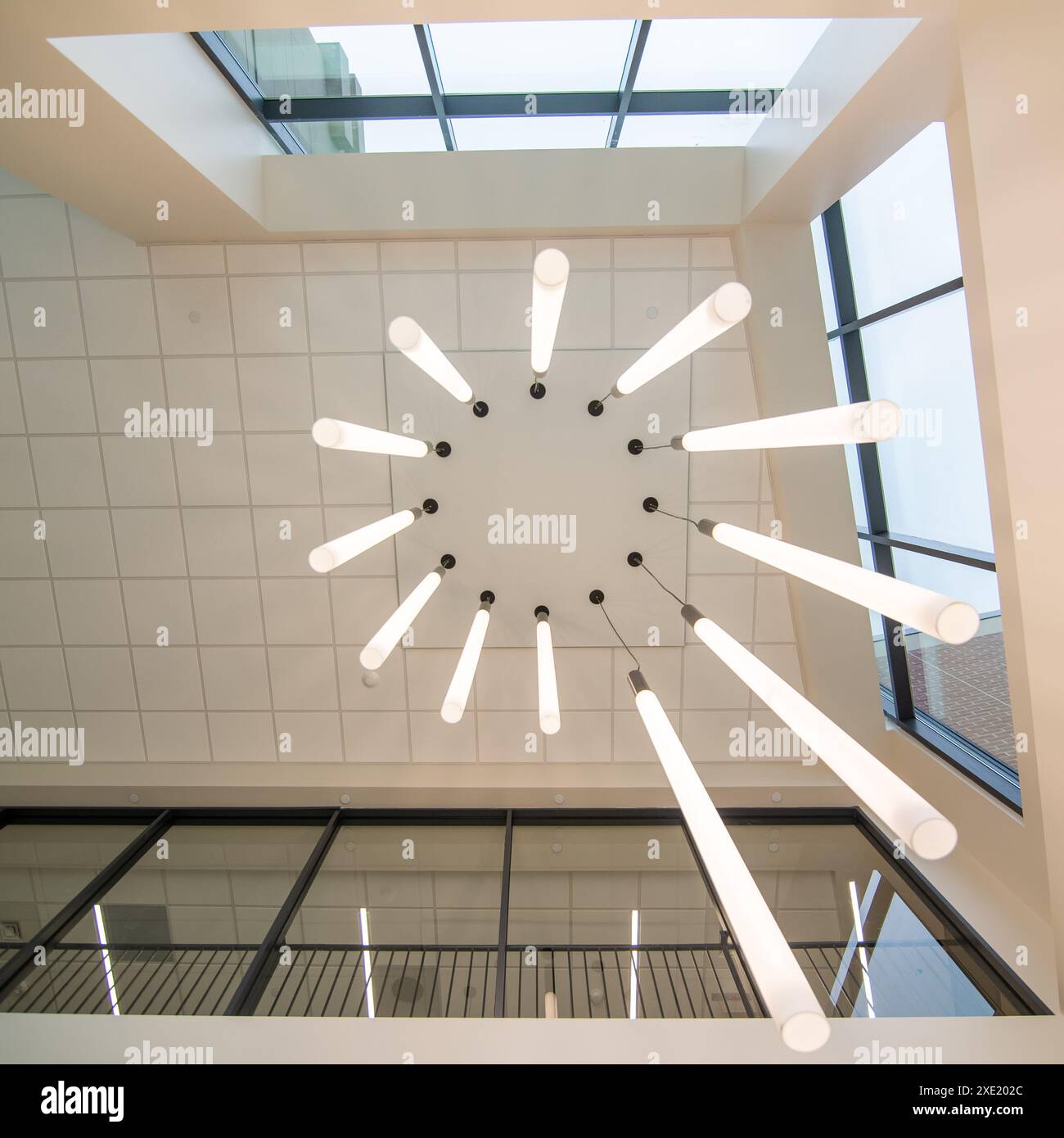 Just built modern interior of a hospital lobby and atrium Stock Photo ...