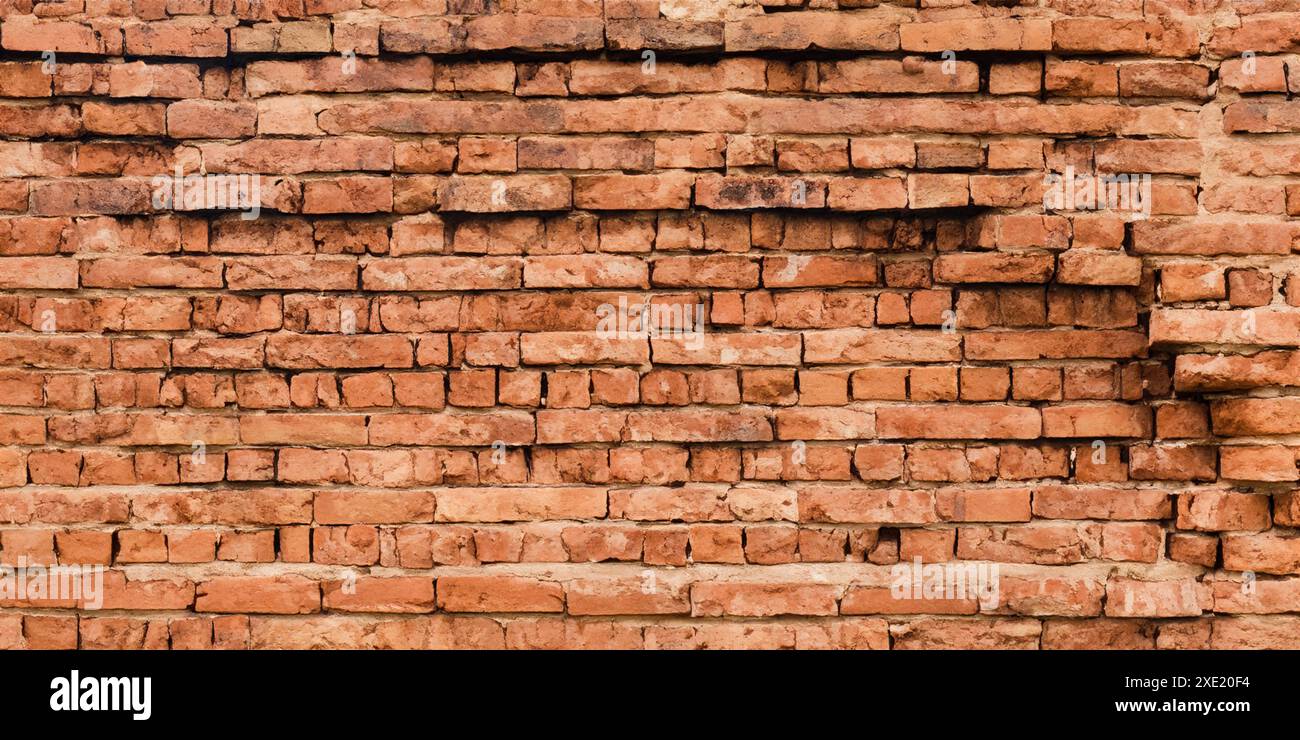 Panoramic texture red wall hi-res stock photography and images - Alamy