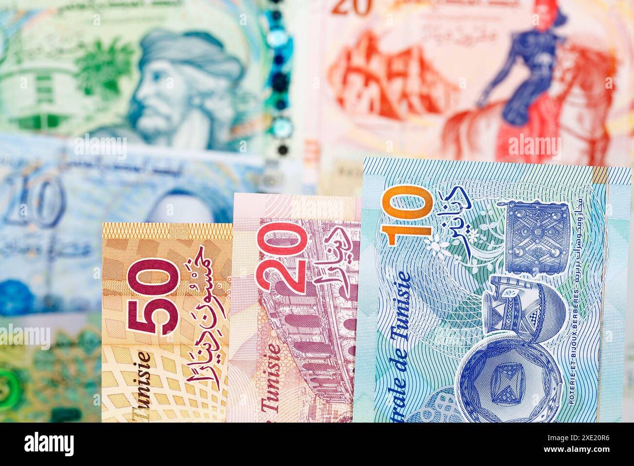 Tunisian dinar a business background Stock Photo - Alamy