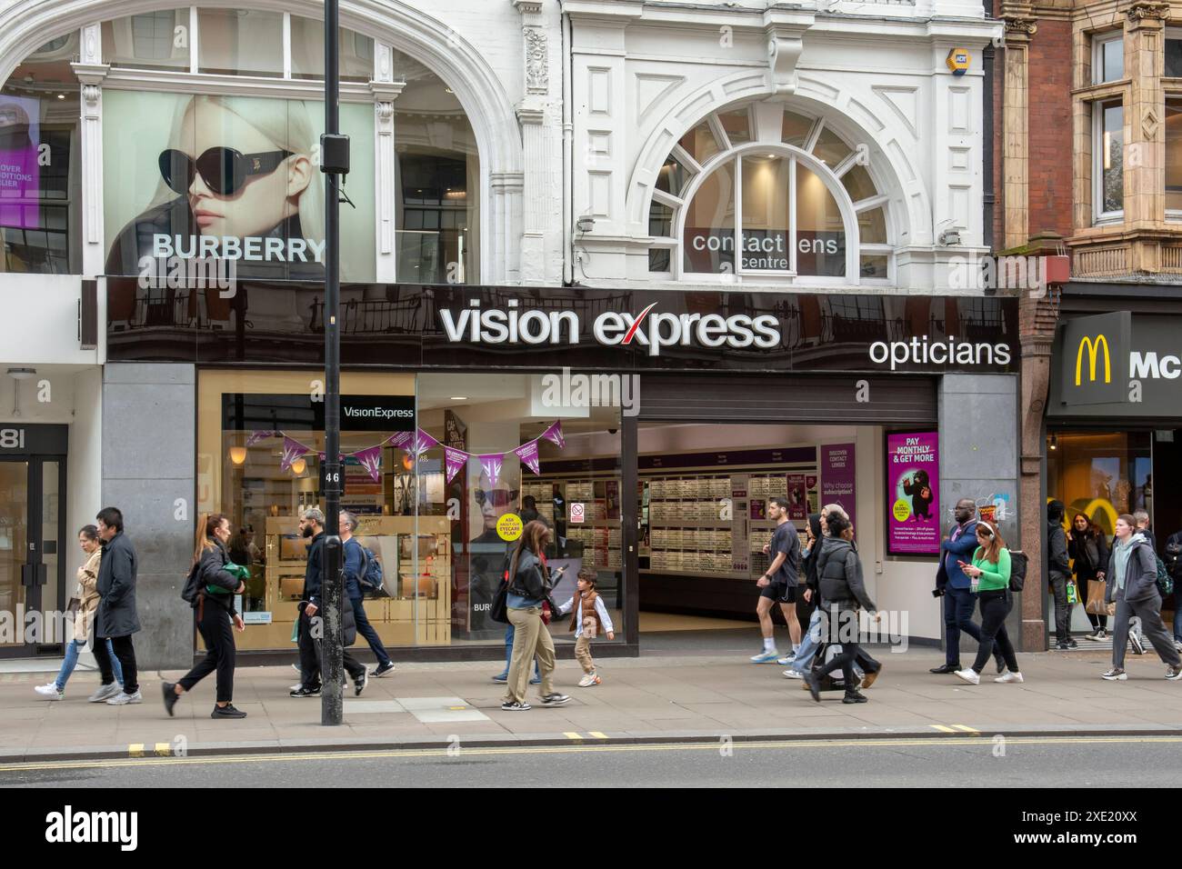 London, UK - May, 9, 2023 : Vision Express opticians in London. Vision ...