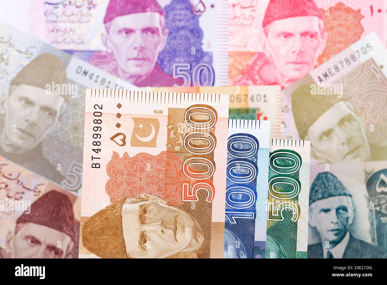 Pakistani money a business background Stock Photo - Alamy