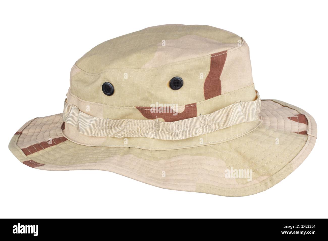 desert camo US ARMY boonie hat isolated on white background Stock Photo ...