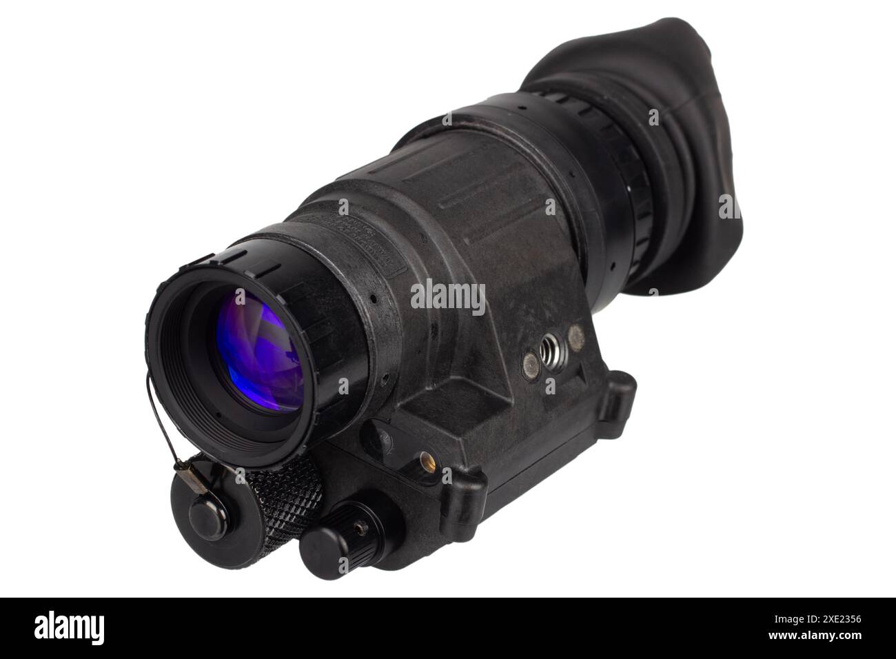 US ARMY night vision monocular isolated on white background Stock Photo ...