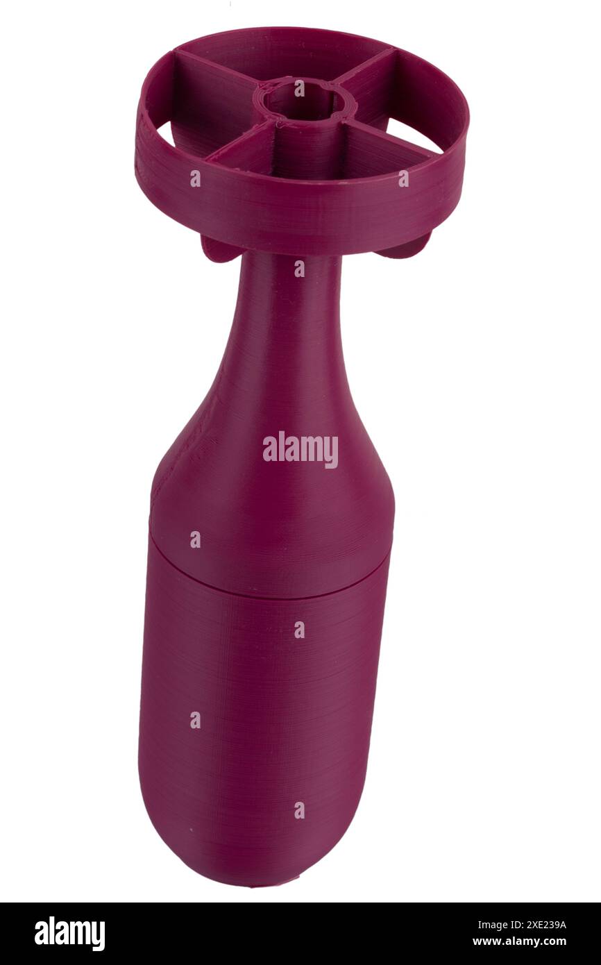 3d printed bomb for small combat drone isolated on white background ...