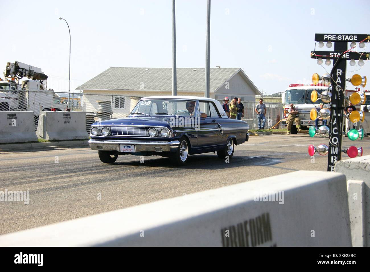 Drag Racing at Edmonton International Raceway Stock Photo - Alamy