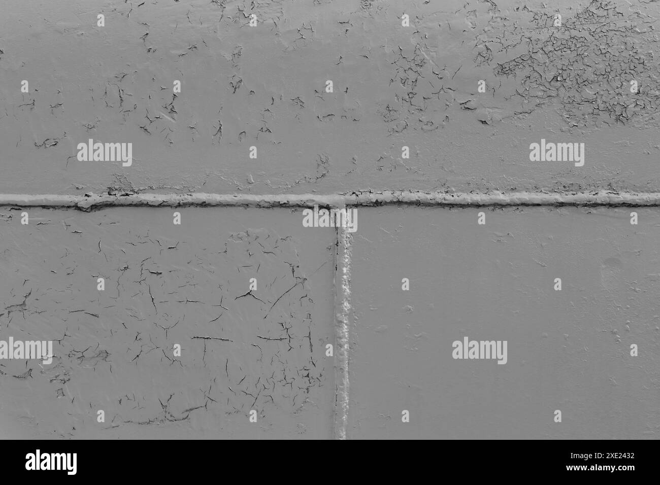 Gray metal surface with a weld seam. Grey grunge metal textured wall ...