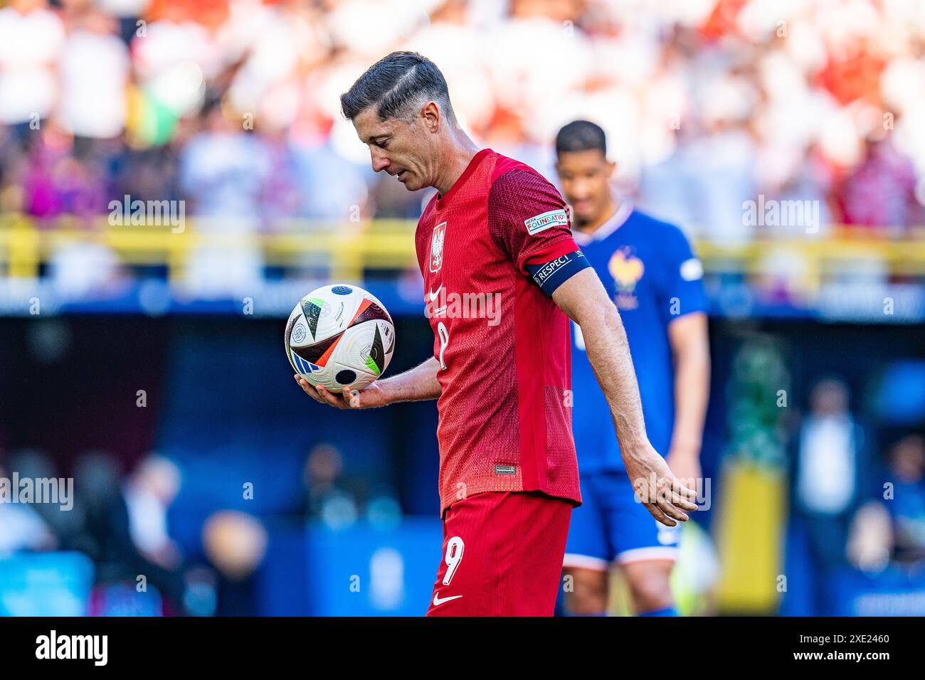 Tor zum 1:1 durch Elfmeter von Robert Lewandowski (Polen, #09 ...
