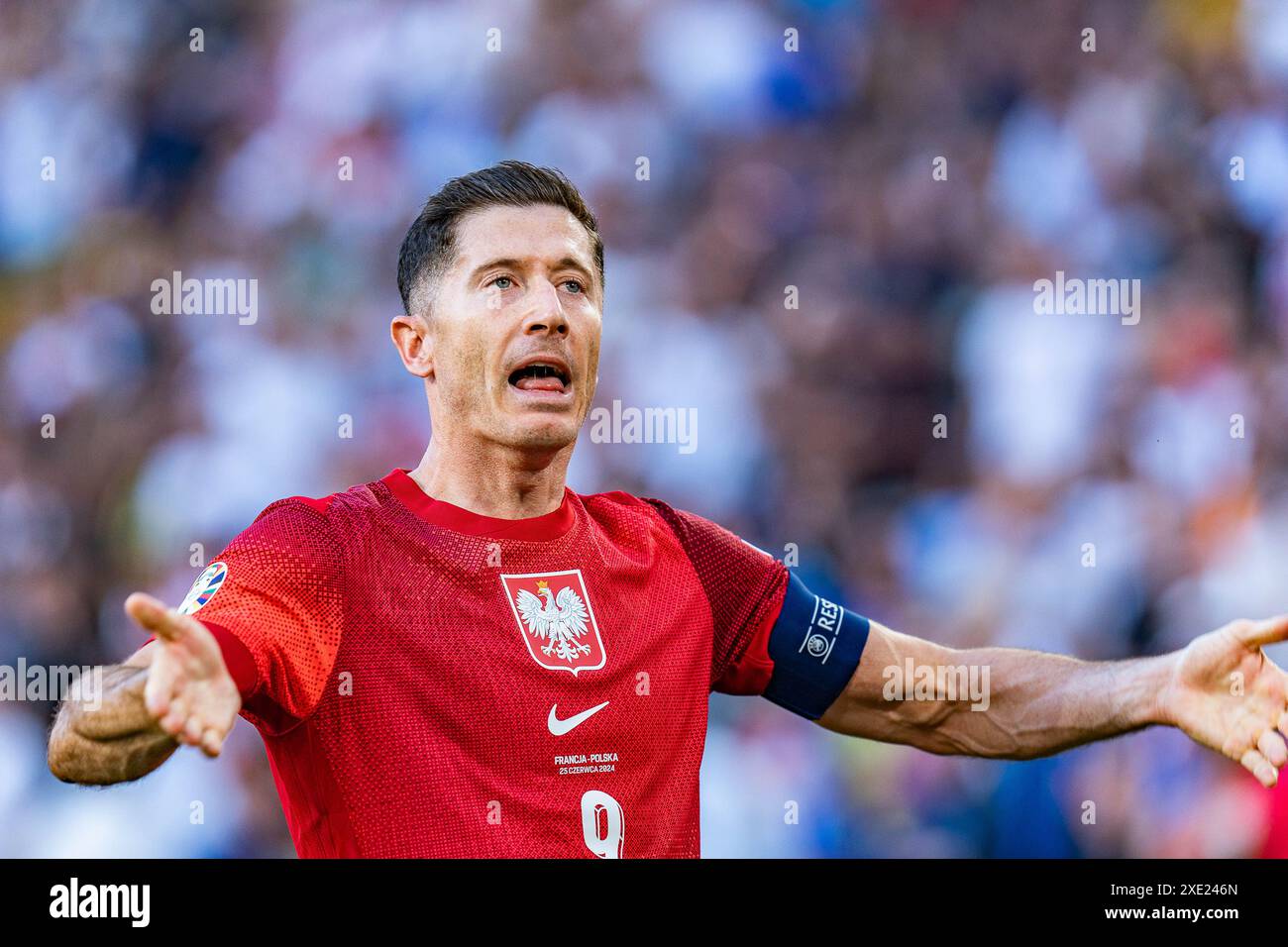 Tor zum 1:1 durch Elfmeter von Robert Lewandowski (Polen, #09 ...