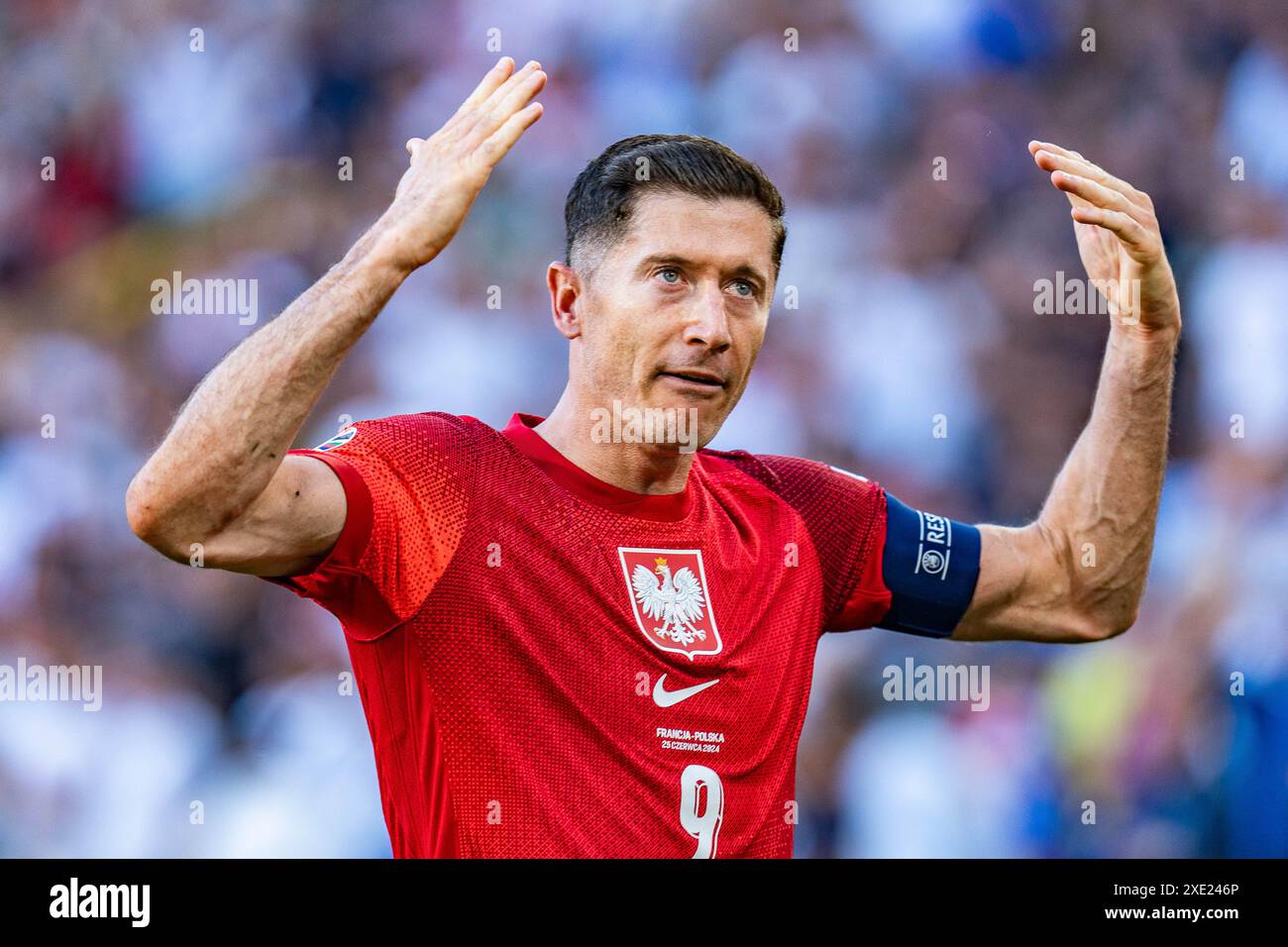 Tor zum 1:1 durch Elfmeter von Robert Lewandowski (Polen, #09 ...