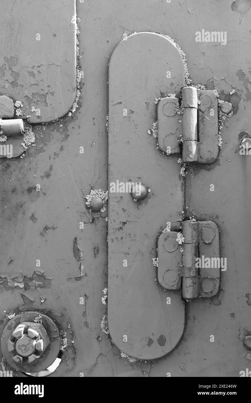 Protective shield of an artillery gun close-up Stock Photo - Alamy