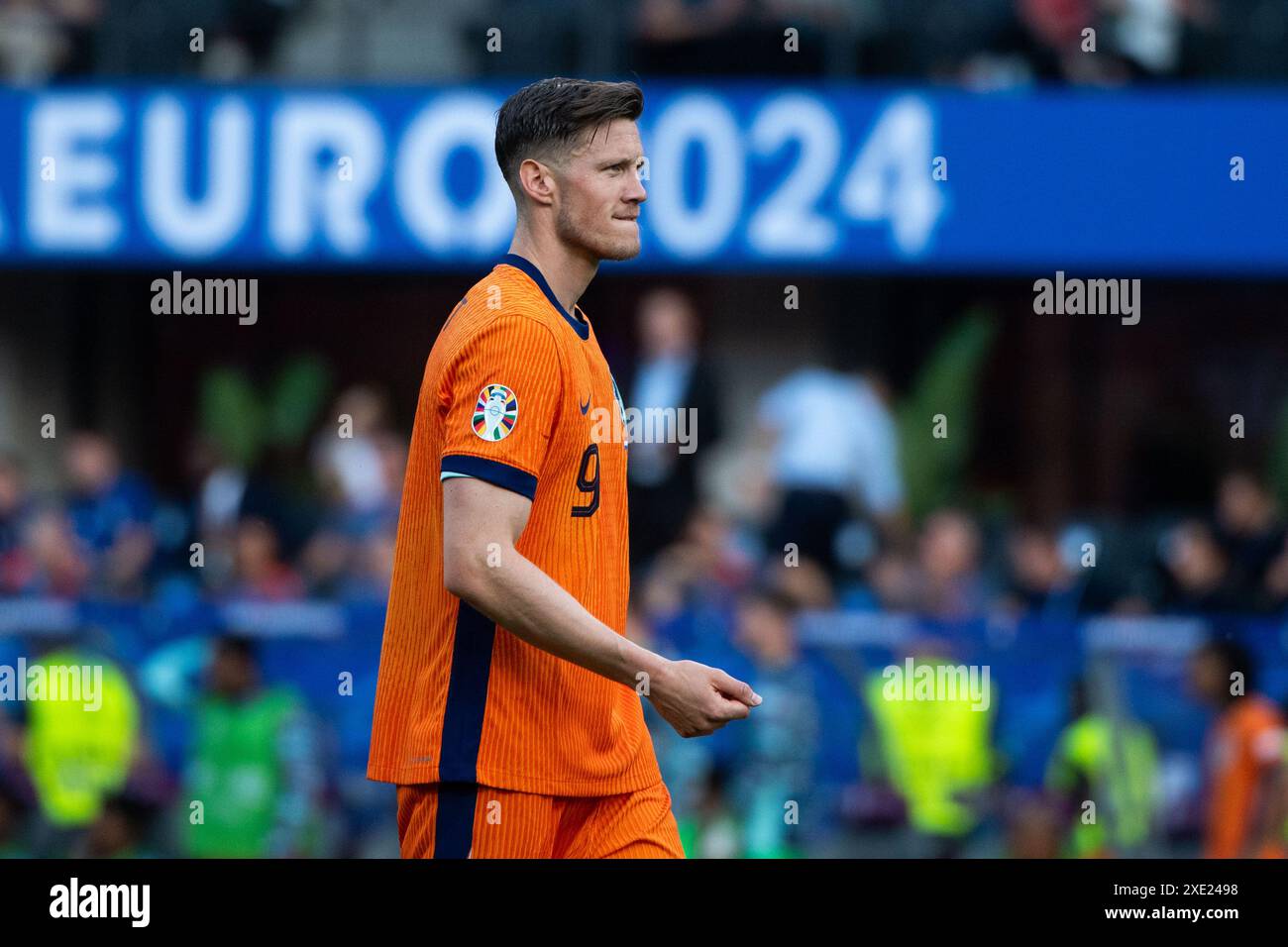 Wout Weghorst (Niederlande, #09) unzufrieden, GER, Netherlands (NED) vs Austria (AUT), Fussball ...