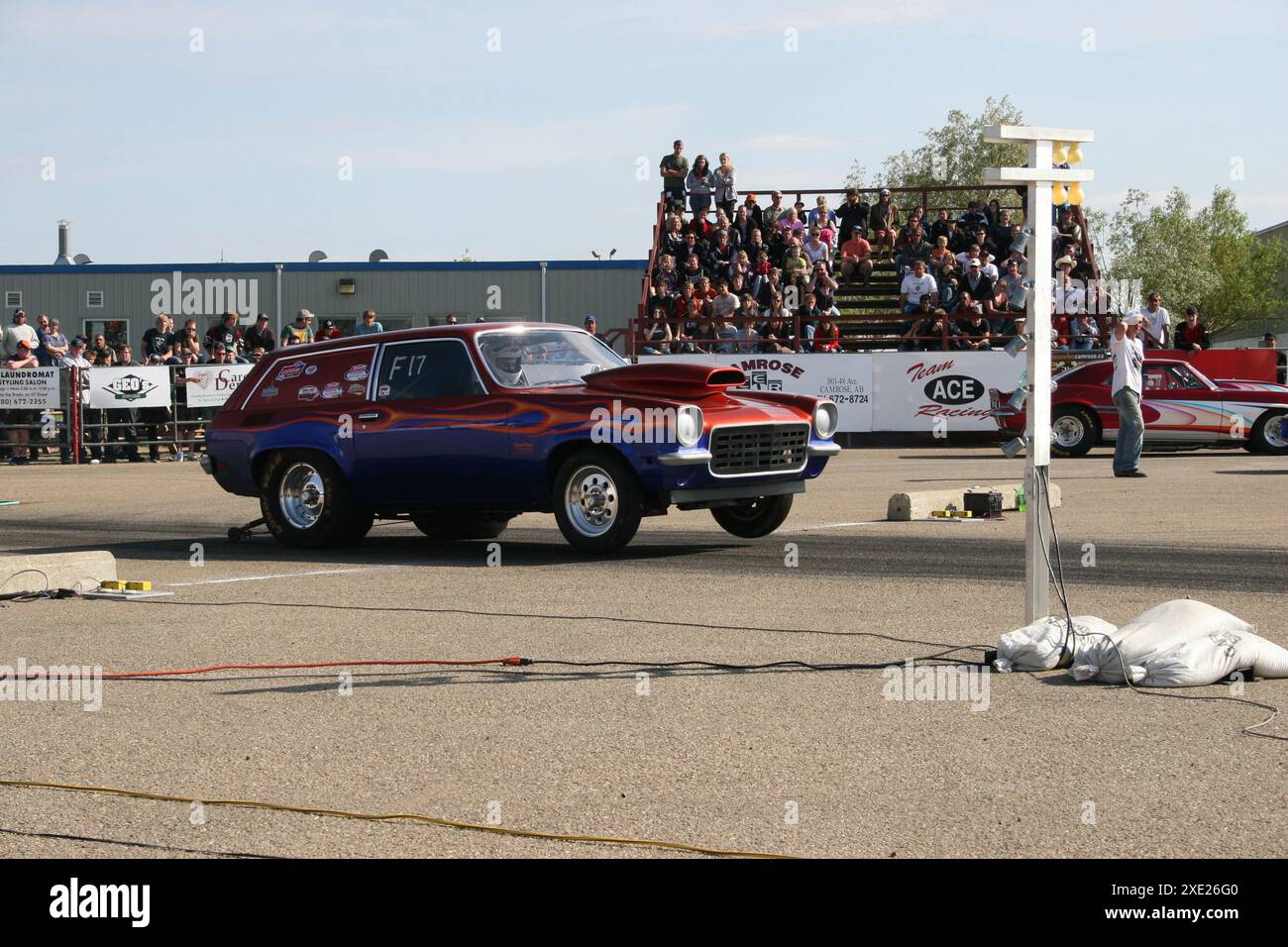 Drag Racing at Edmonton International Raceway Stock Photo - Alamy