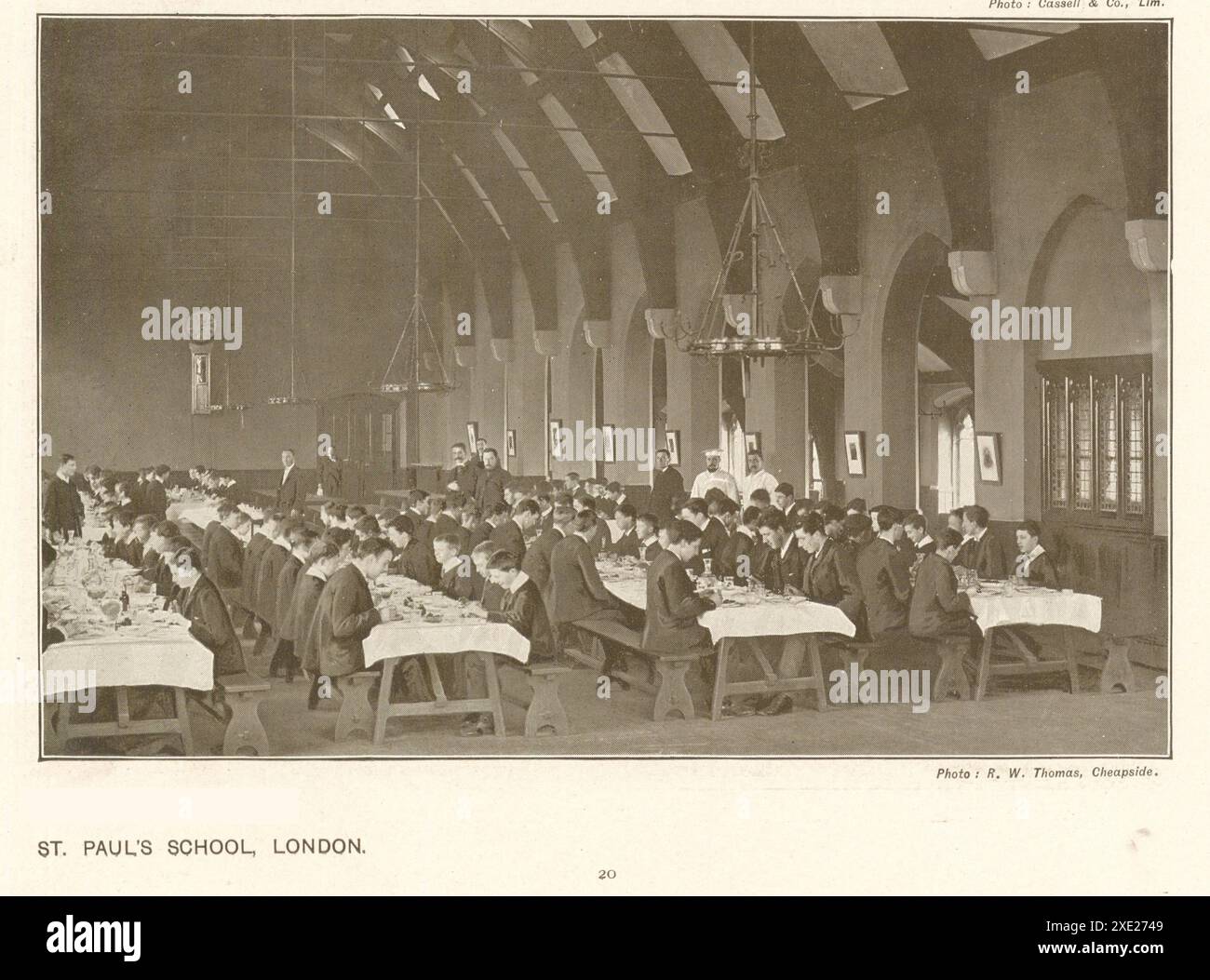 St. Paul's School, London. 1910 Stock Photo - Alamy