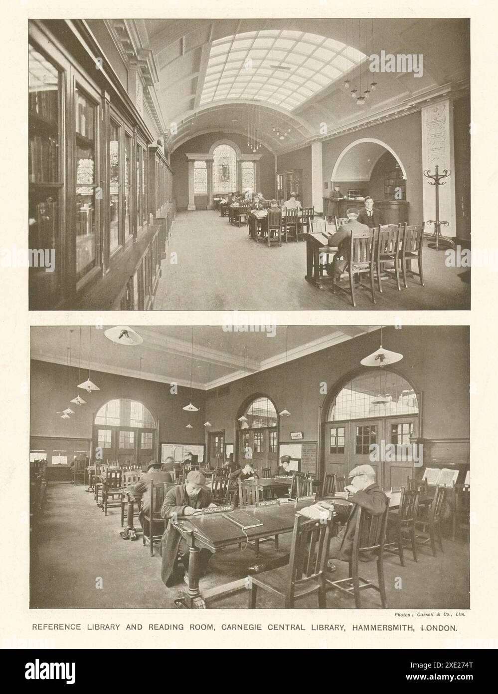 Reference library and reading room, Carnegie Central Library ...