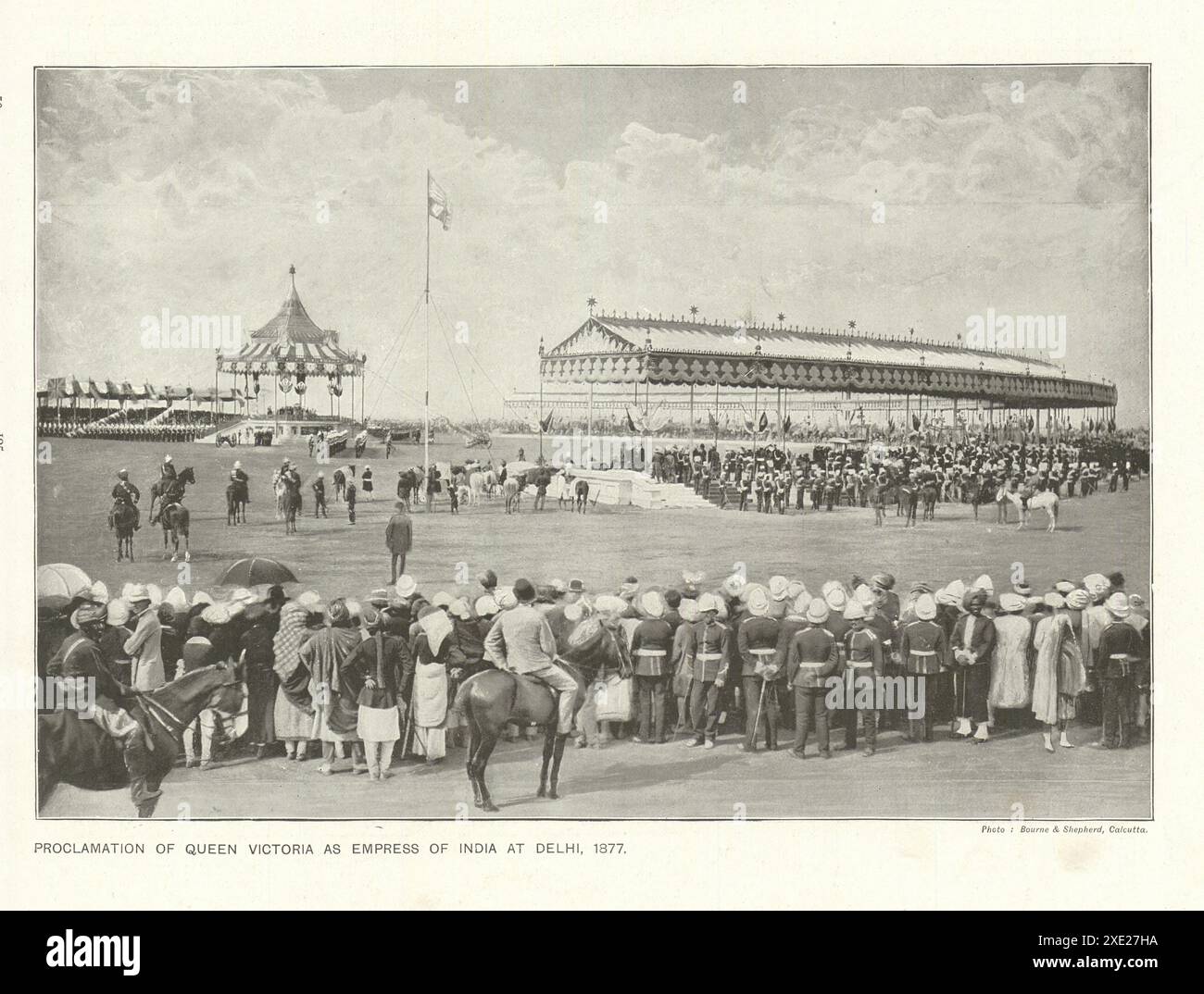 Proclamation of Queen Victoria as Empress of India at Delhi, 1877. 1910 ...