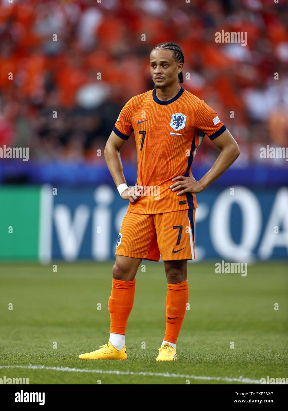 BERLIN - Xavi Simons of Holland is disappointed during the UEFA EURO ...