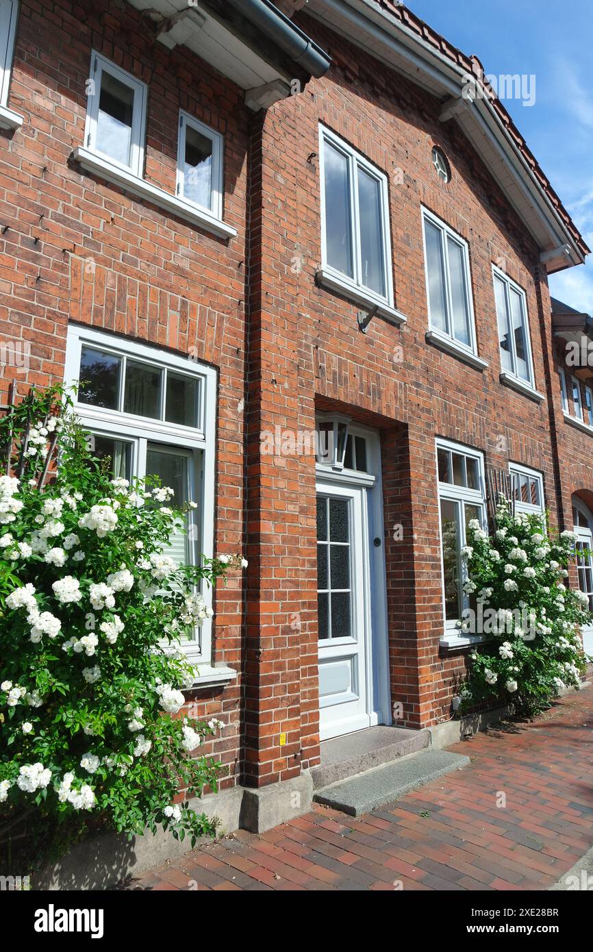 Old brick house, Neustadt in Holstein Stock Photo - Alamy