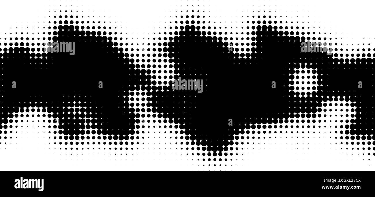 Vector Half Tone Polka Dots. Vector illustration Stock Vector Image ...